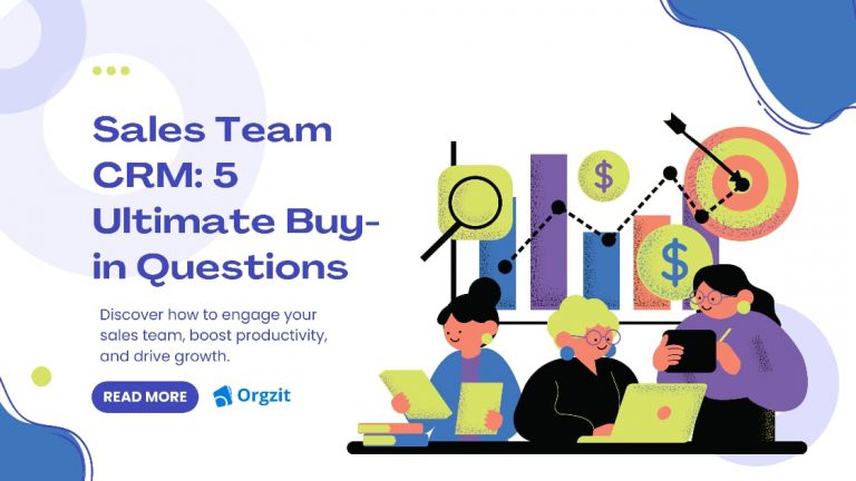 Sales Team CRM: 5 Ultimate Buy-in Questions | Orgzit Blog