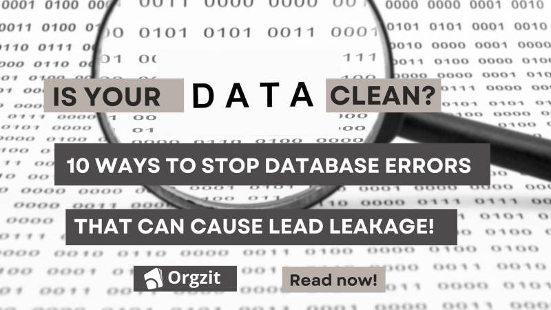 Is Your Data Clean? 10 Ways to Stop Database Errors That Cause Lead ...